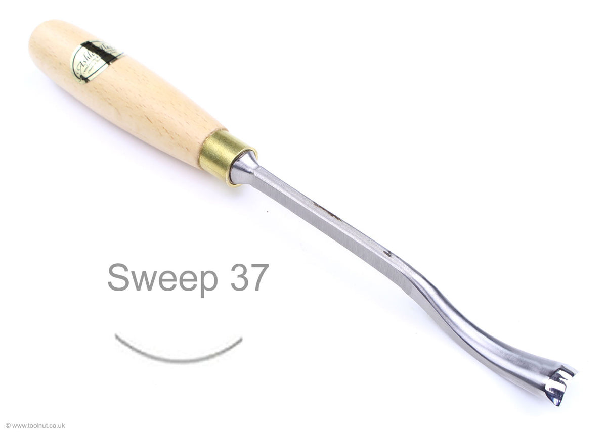 Ashley Iles - Sweep 37 - Back Bent - Carving Gouge – Toolnut