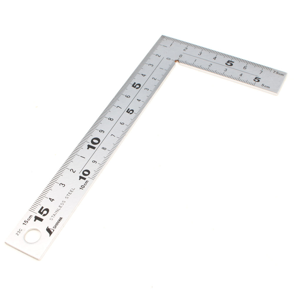 Shinwa Carpenters Square -Hard Chrome Finish - 150mm – Toolnut