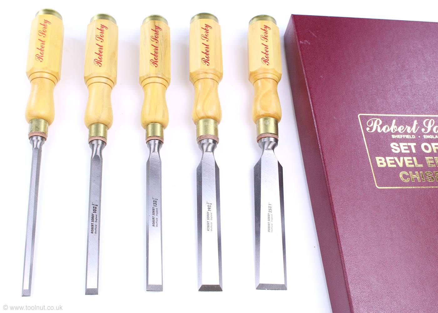 Robert Sorby London Pattern Bevel Edged Chisels | Box Set – Toolnut