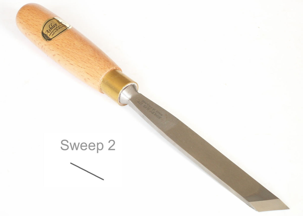 Ashley Iles - Sweep 02 - Skew Carving Chisel – Toolnut