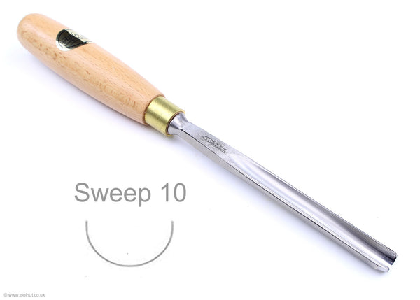 Ashley Iles - Sweep 10 - Carving Gouge – Toolnut