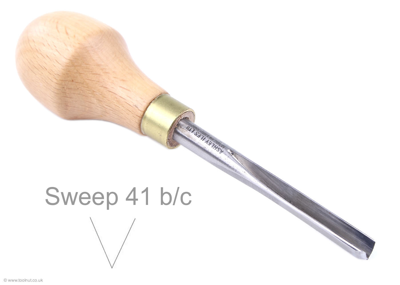 Ashley Iles - Sweep 41 B/C - V Carving Tool – Toolnut
