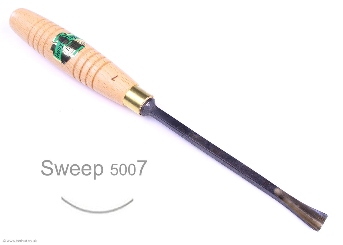 Henry Taylor - Sweep 5007 - Fishtail - Carving Gouge – Toolnut