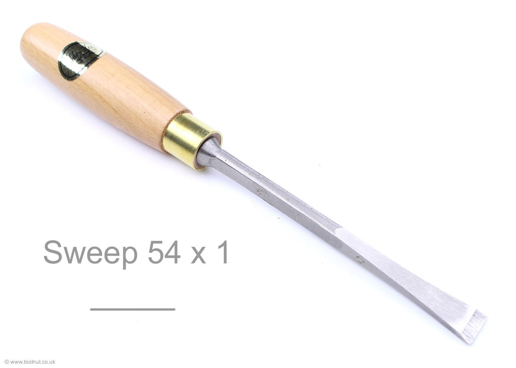 Ashley Iles - Sweep 54 x 01 - Fishtail - Carving Chisel – Toolnut