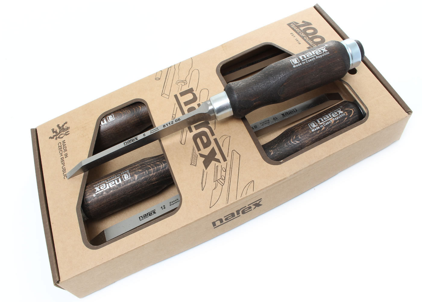 Narex Mortice Chisel Set - 4 Piece – Toolnut